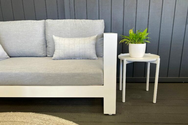 INSPO SIDE TABLE, 4-LEG WHITE | Outdoor Furniture - Outside Space NZ