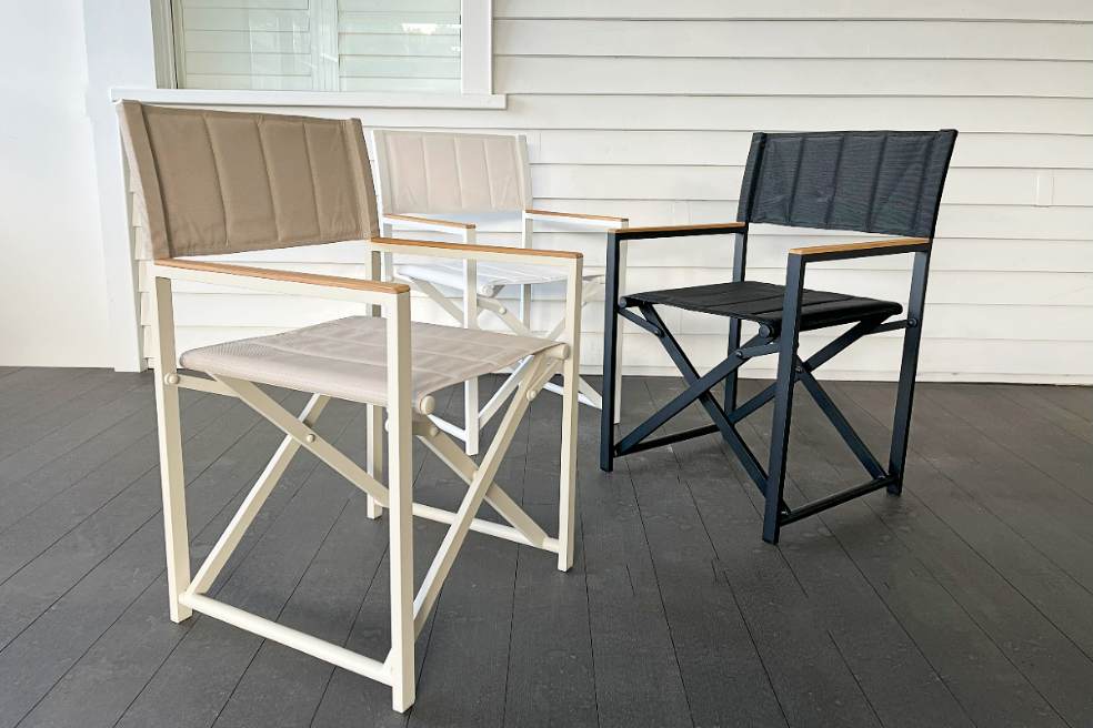 Outdoor Directors Dining Chair ( 3 chair colours) - Outside Space